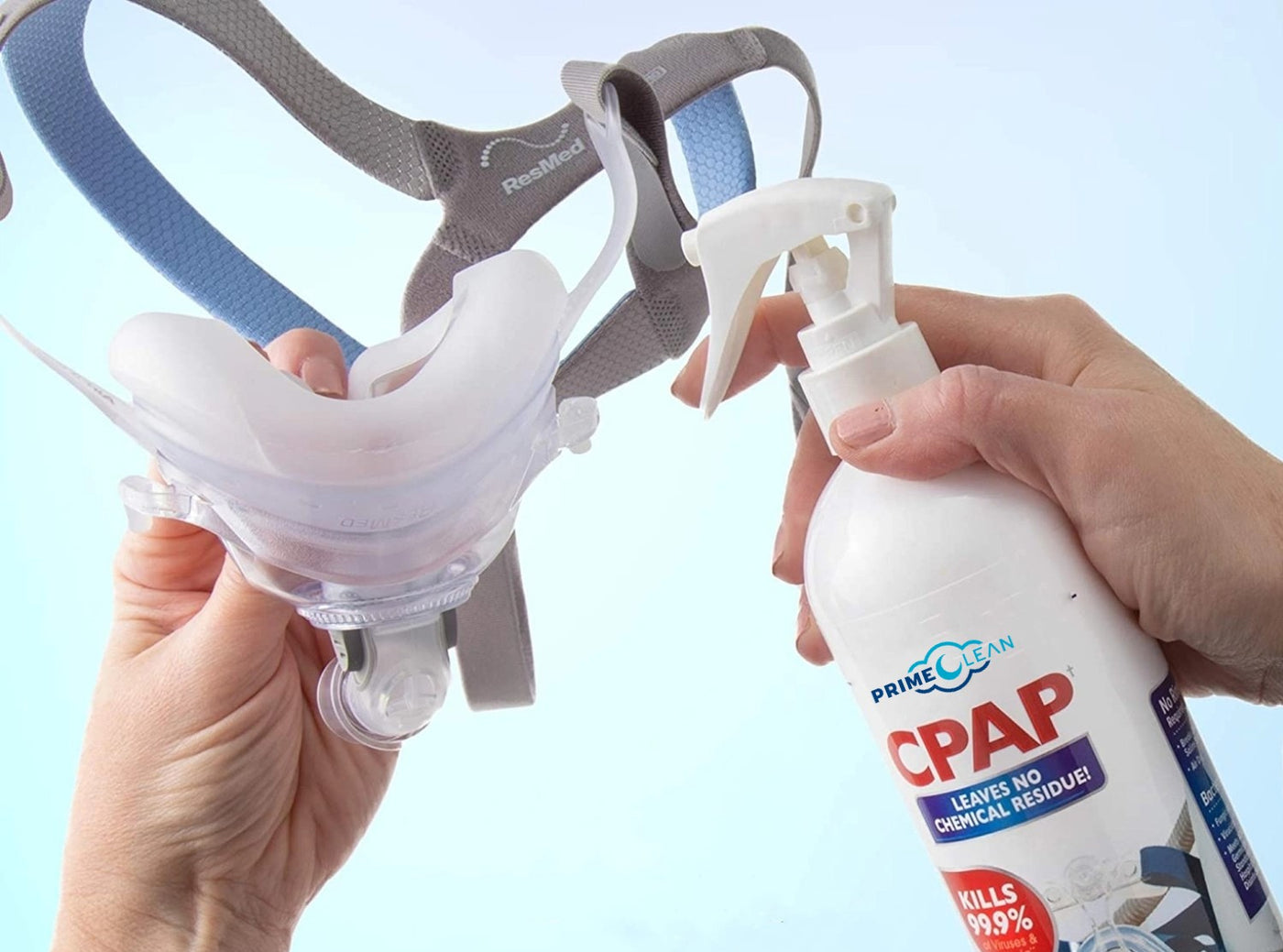 Clean & Sanitize Your CPAP Mask & Hoses in Seconds- PrimeClean® CPAP ...